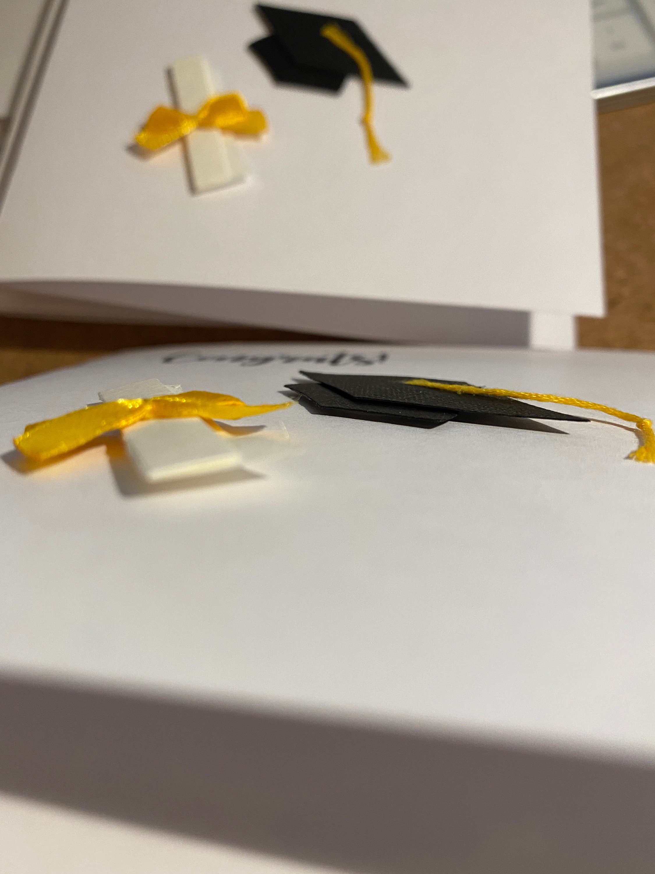 Congrats Graduation Card, Cap Diploma, Congratulations - Etsy