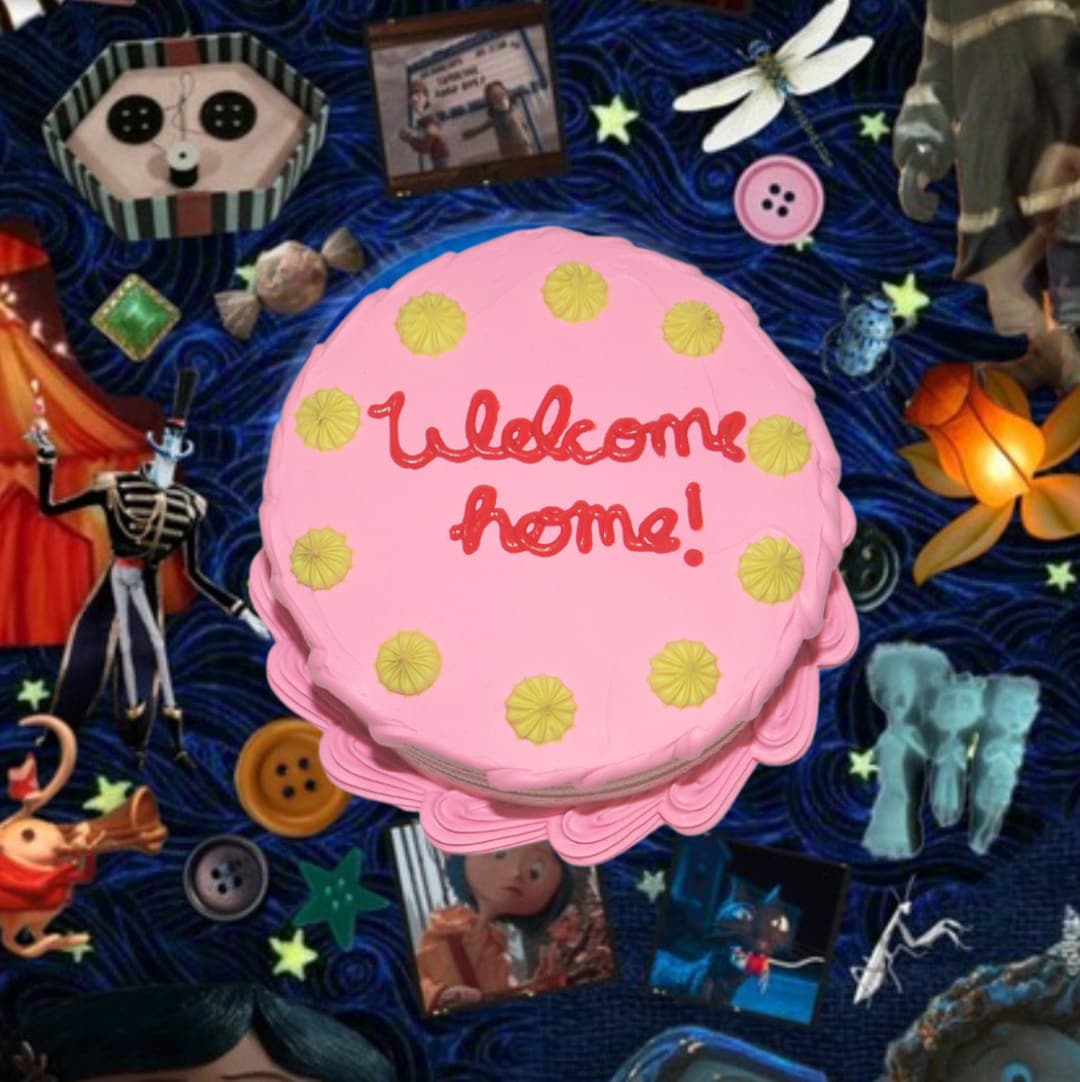 Coraline Welcome Home Fake Cake Zipper Jewelry Box! Includes FREE ...