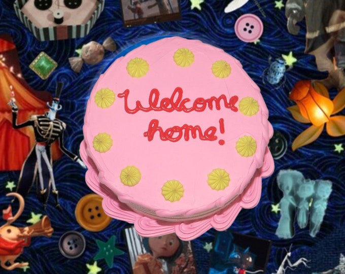 Coraline Welcome Home Fake Cake Zipper Jewelry Box! Includes FREE ...