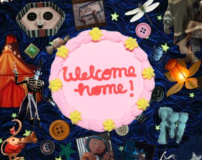 Coraline Welcome Home Fake Cake Magnet! Includes FREE Accessory! Ready ...