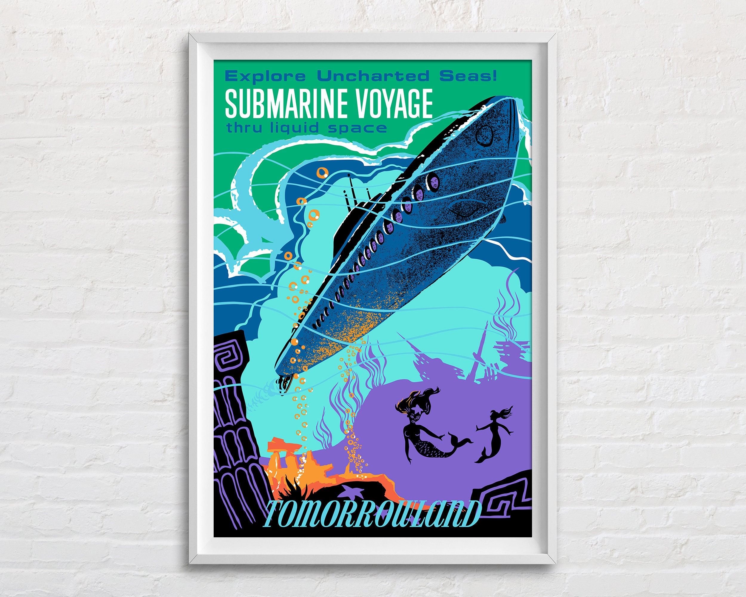 Finding Nemo Submarine Voyage Poster