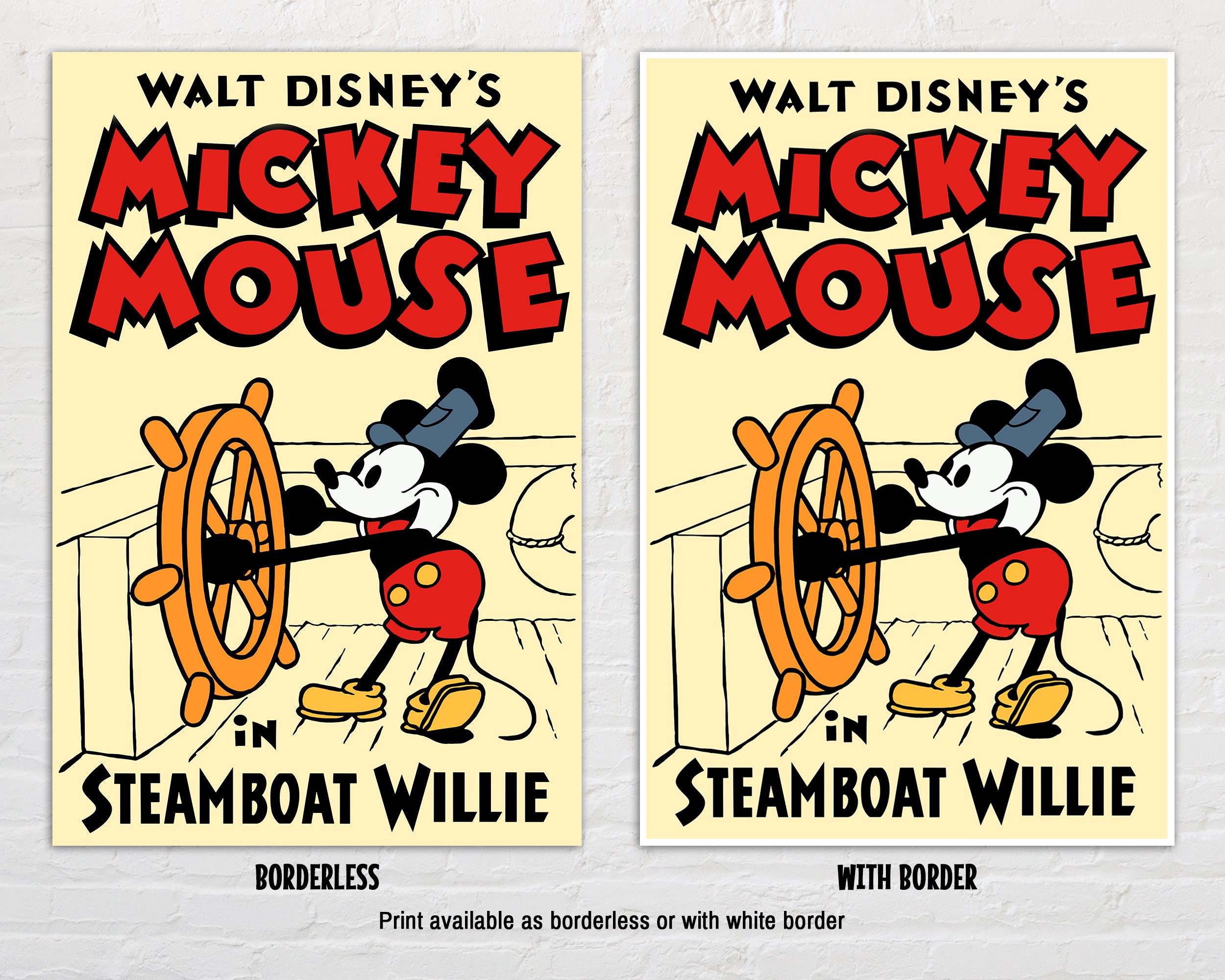 Steamboat Willie Original Poster