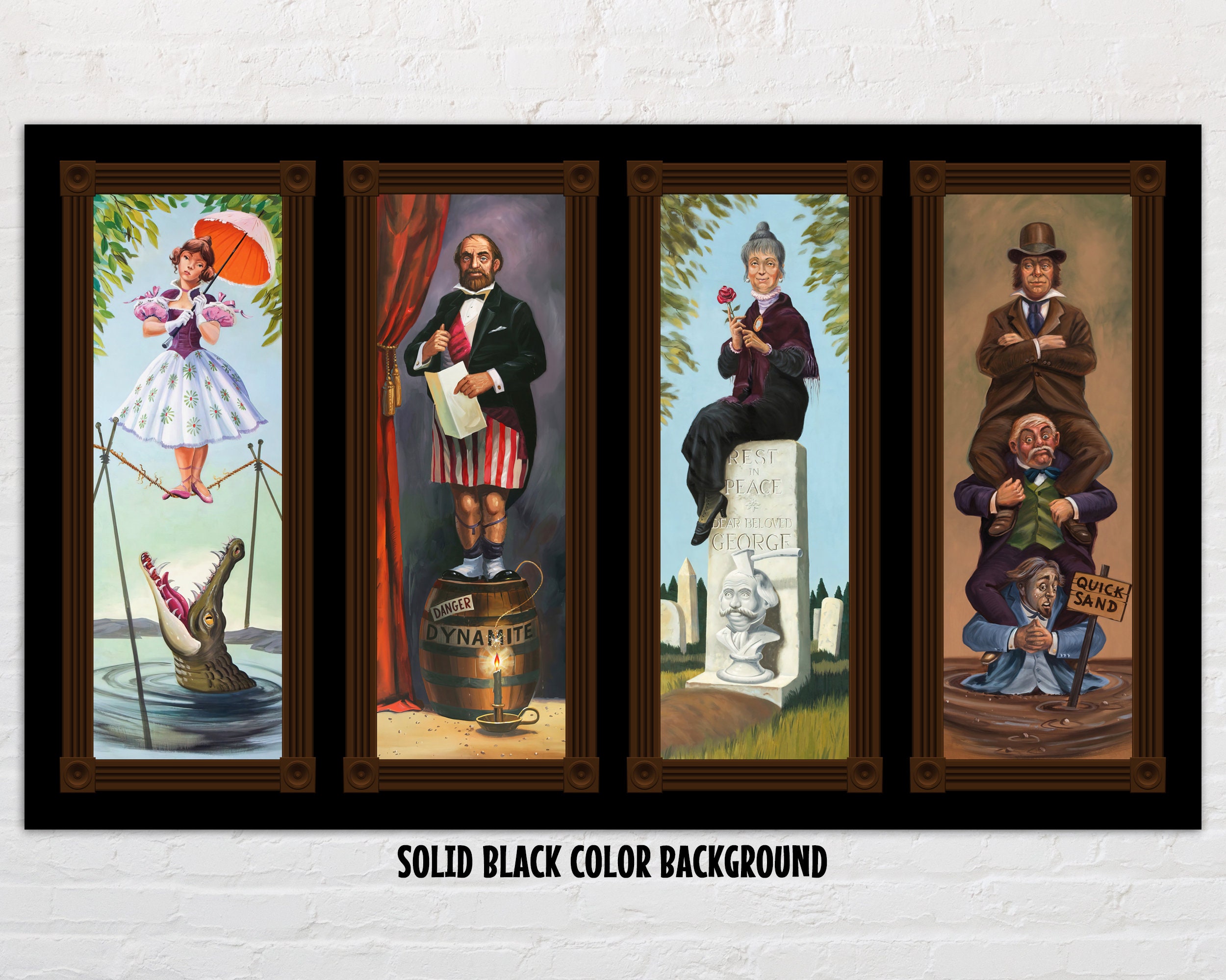 Haunted Mansion Stretching Portraits Some In Progress Clips On