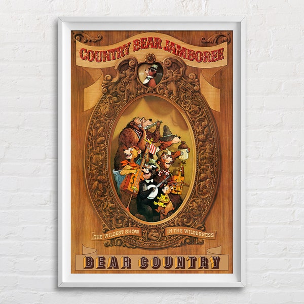 Bear Jamboree Poster - Etsy