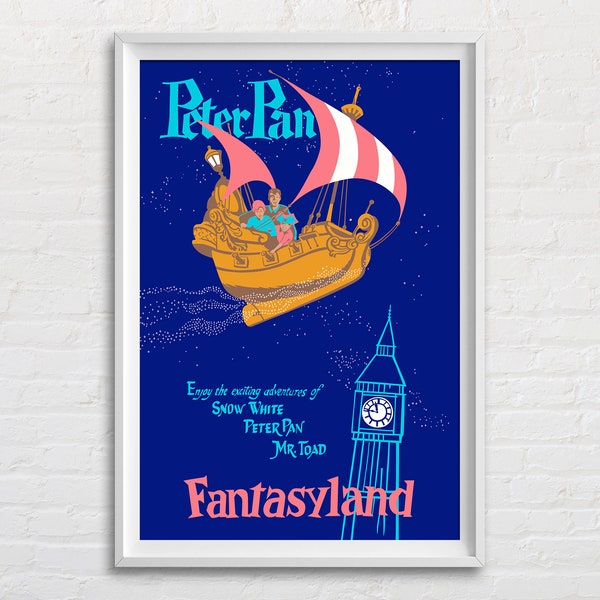 Peter Pan Poster - Etsy