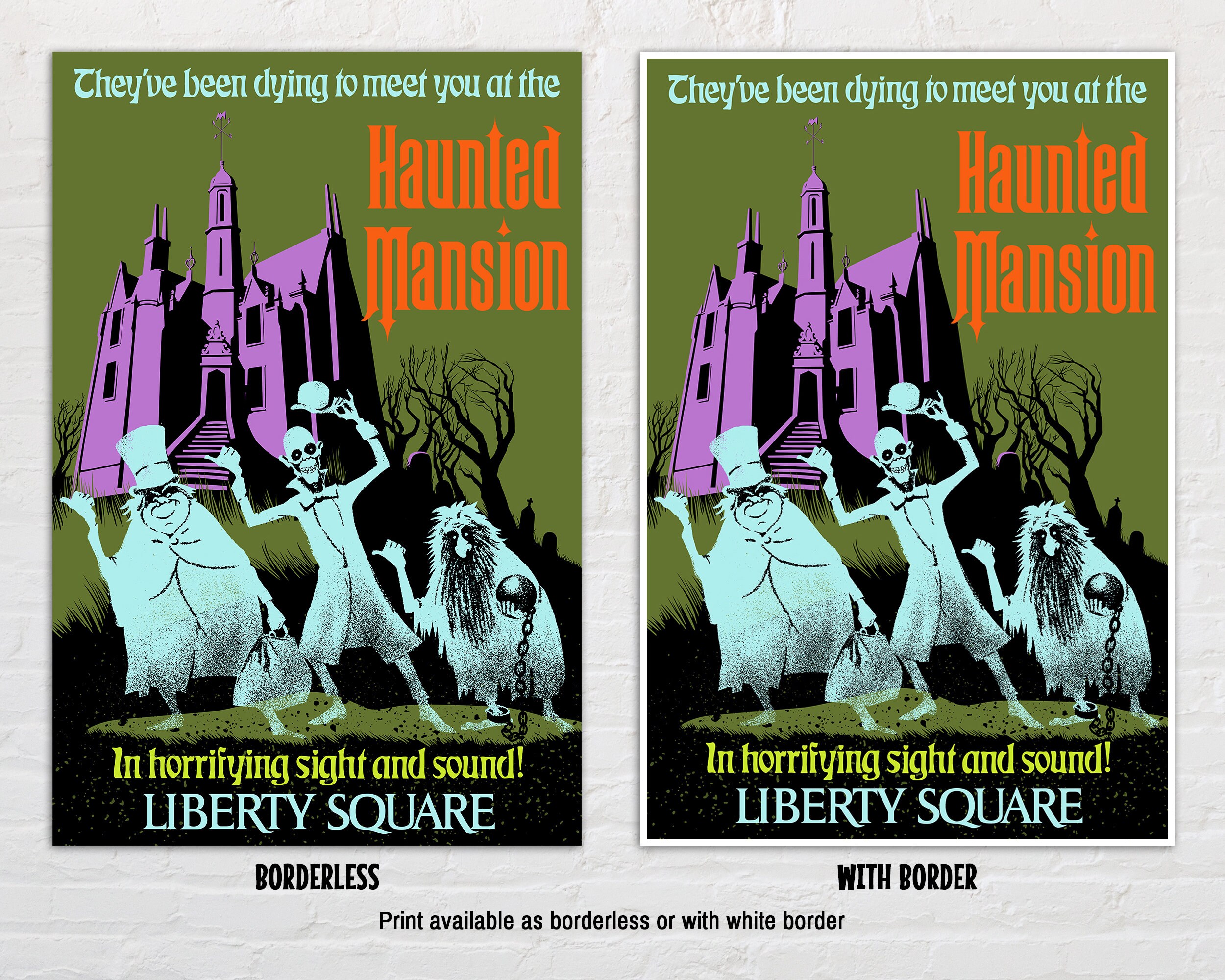 Haunted Mansion Liberty Square Poster