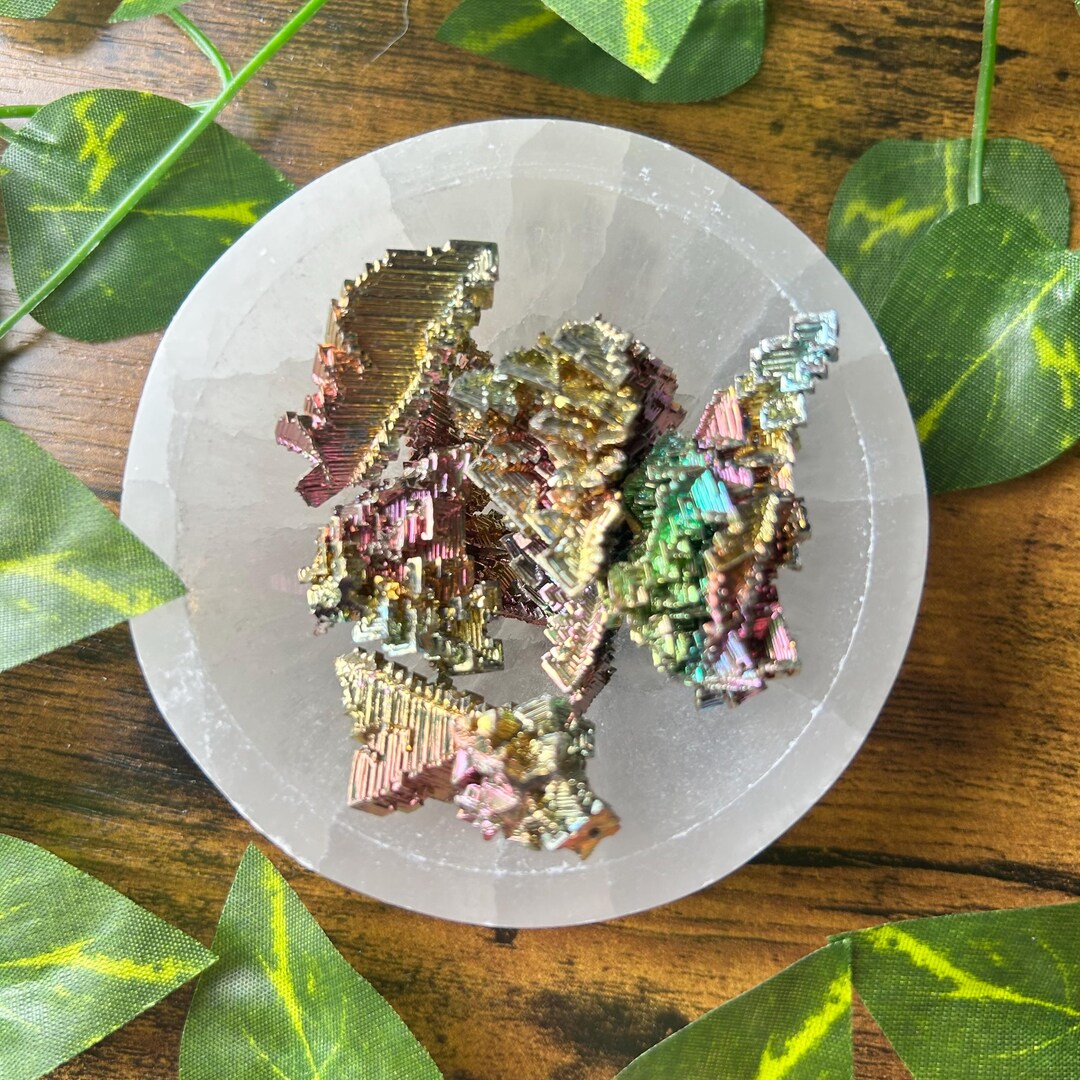 Bismuth Rainbow Towers - Transformation & Creativity Crystal - Etsy