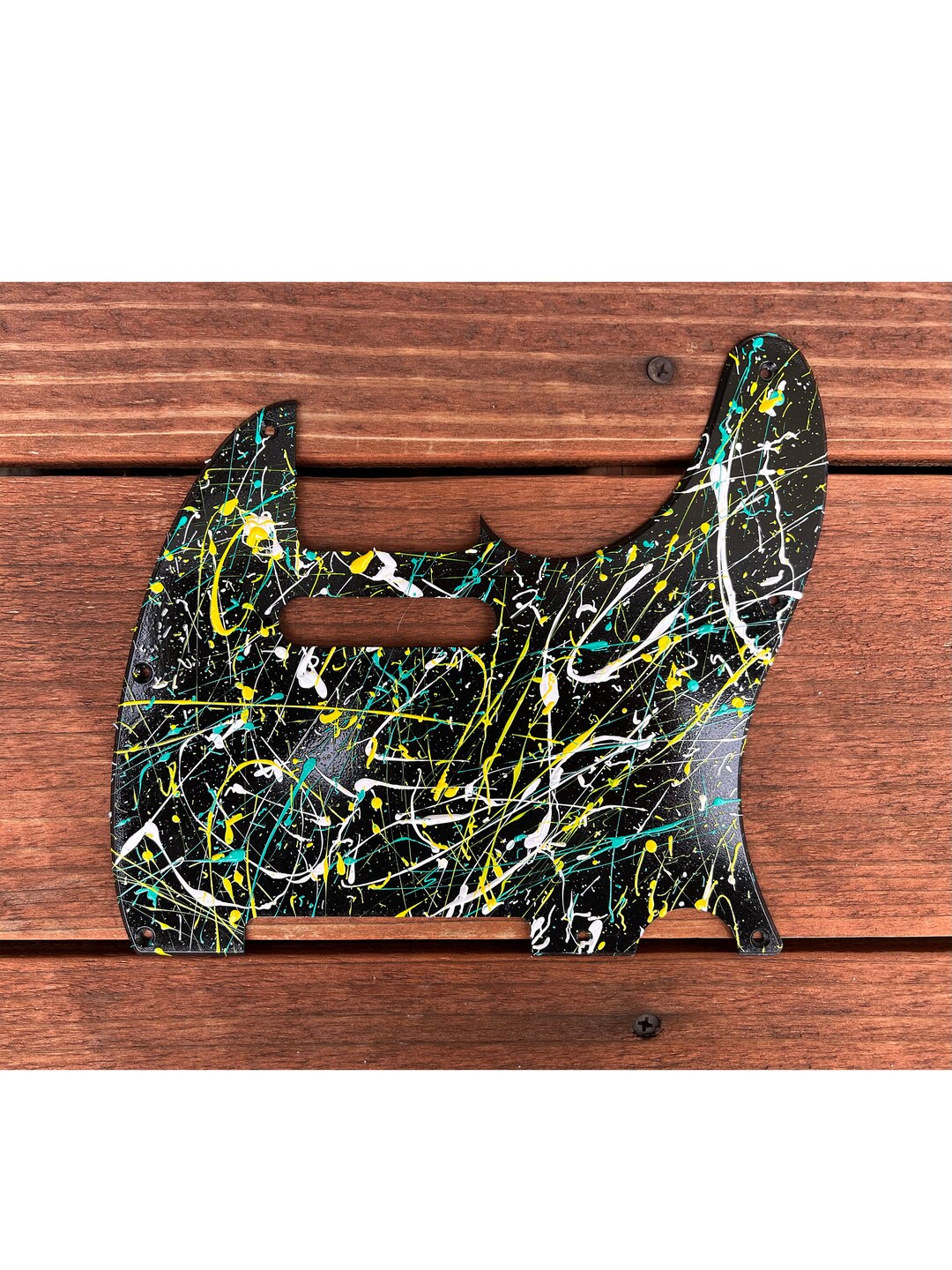 Hand Splatter-painted Fender Telecaster Pickguard. - Etsy