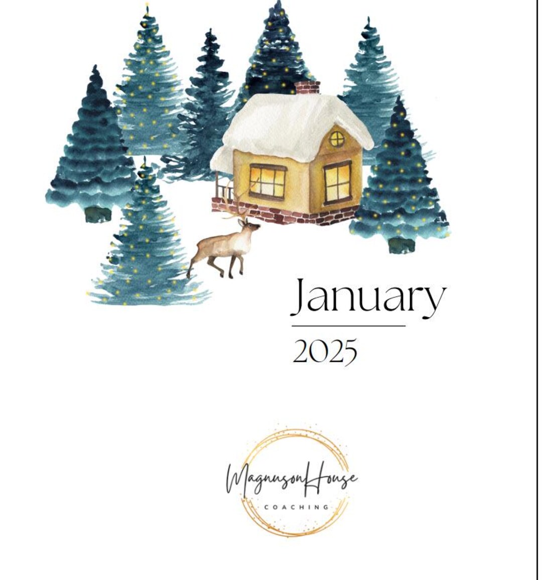 January FOCUS Reflection Journal - Etsy