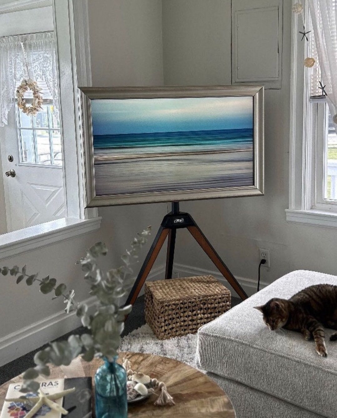 Marco de TV Marcos de TV Marco plano para CUALQUIER obra de arte y ...