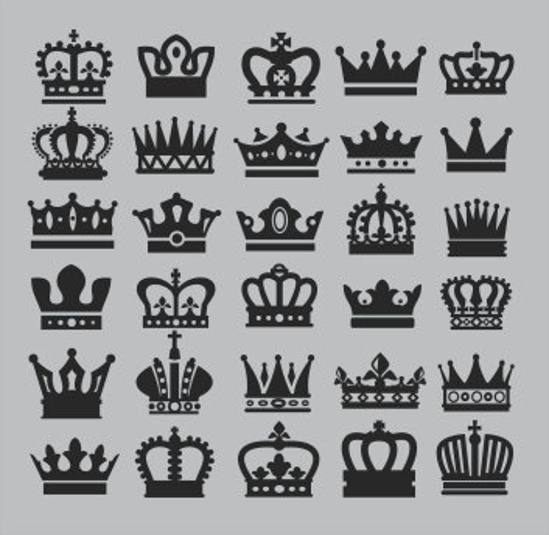 Digital Vector Crowns - Etsy