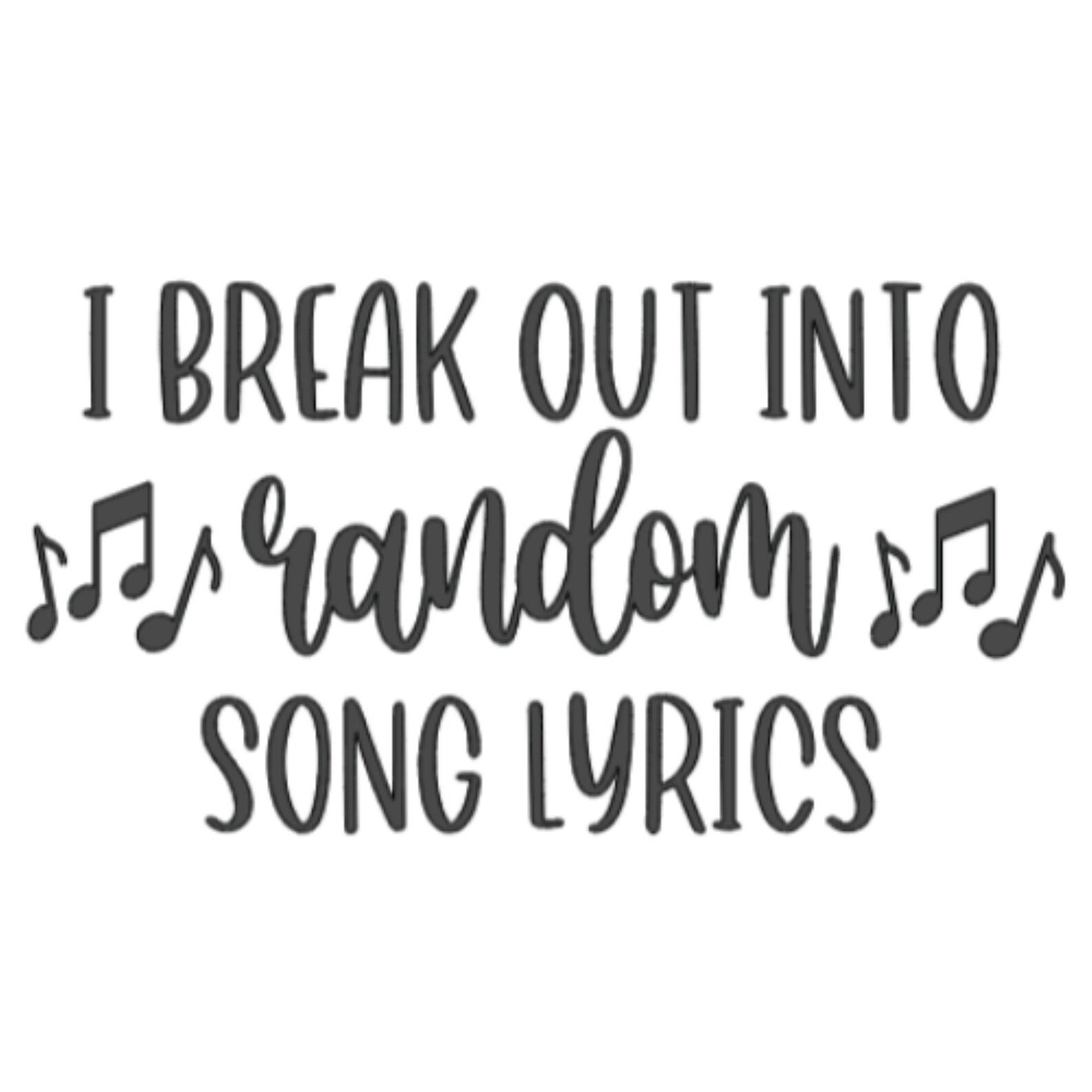 Singing Quote Svg Music Svg Music Note Svg - Etsy