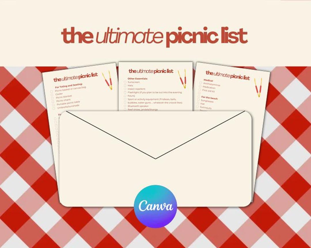 The Ultimate Picnic List - Essential Checklist, Ideas, List for Picnic ...