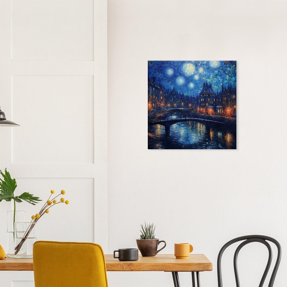 Bridge at Night | Canvas - Etsy