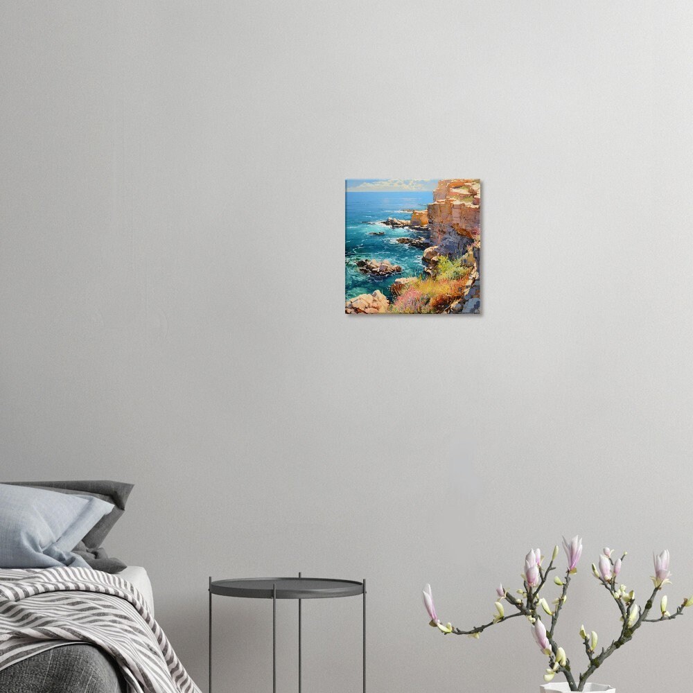 A Seaside Cliff | Canvas - Etsy
