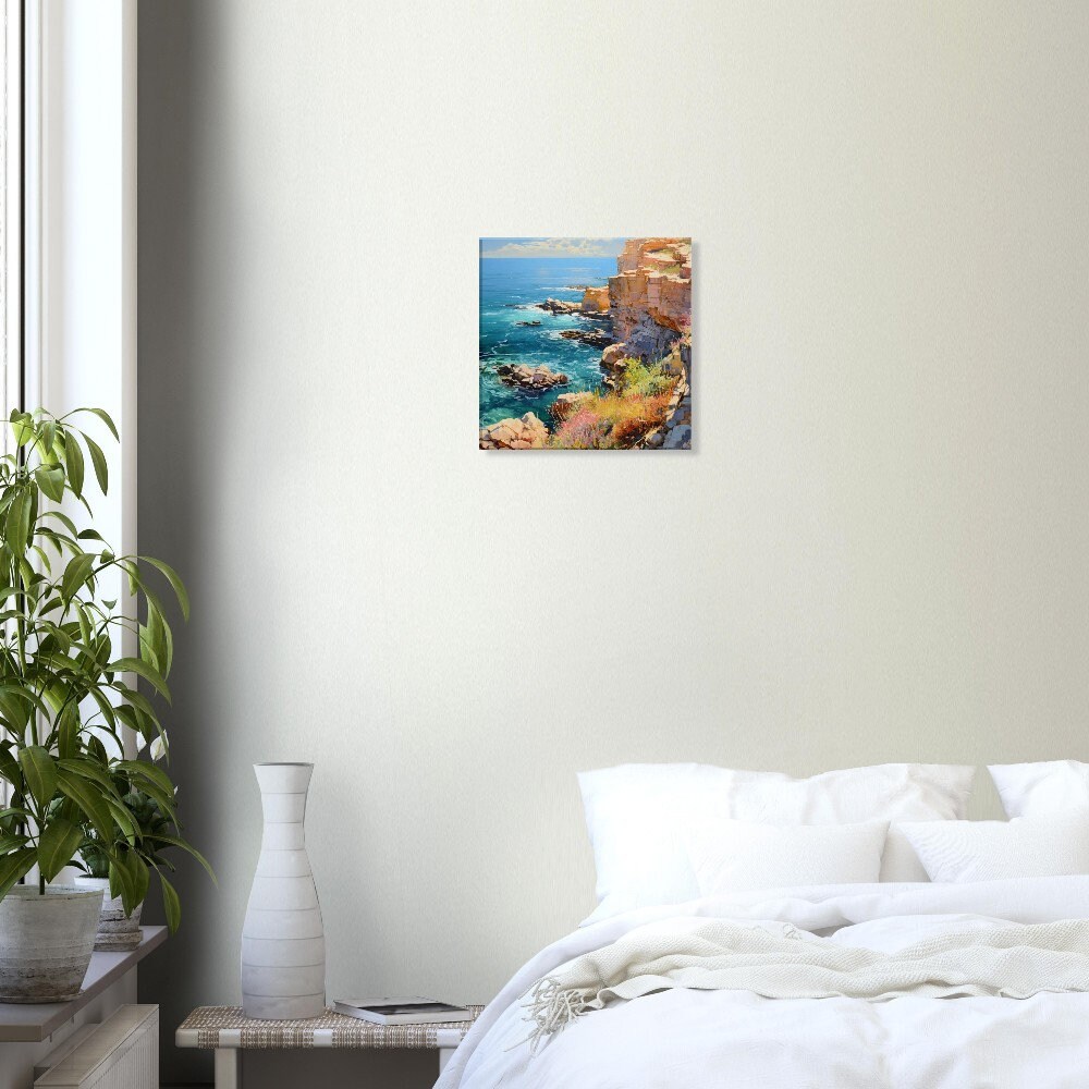 A Seaside Cliff | Canvas - Etsy