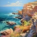 A Seaside Cliff | Canvas - Etsy