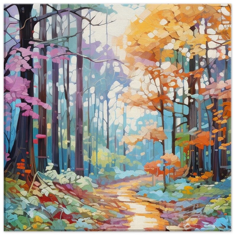 Forest Trail | Canvas - Etsy