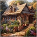 A Rustic Cottage | Canvas - Etsy