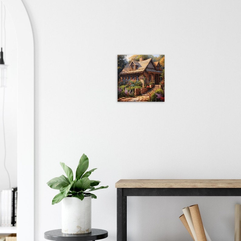 A Rustic Cottage | Canvas - Etsy