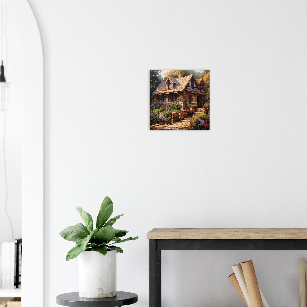 A Rustic Cottage | Canvas - Etsy