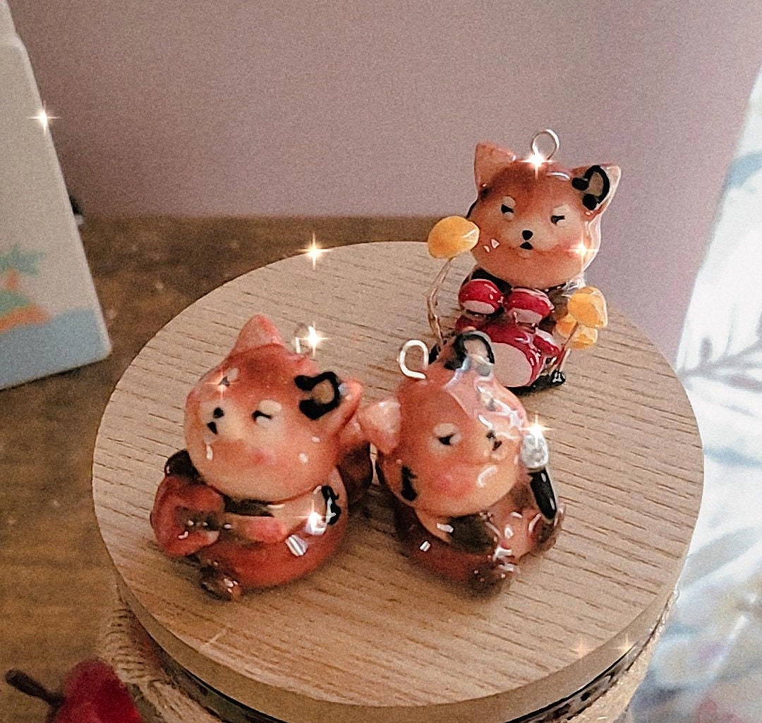 Custom Red Panda Keychain Cozy Red Pandas Emotional - Etsy