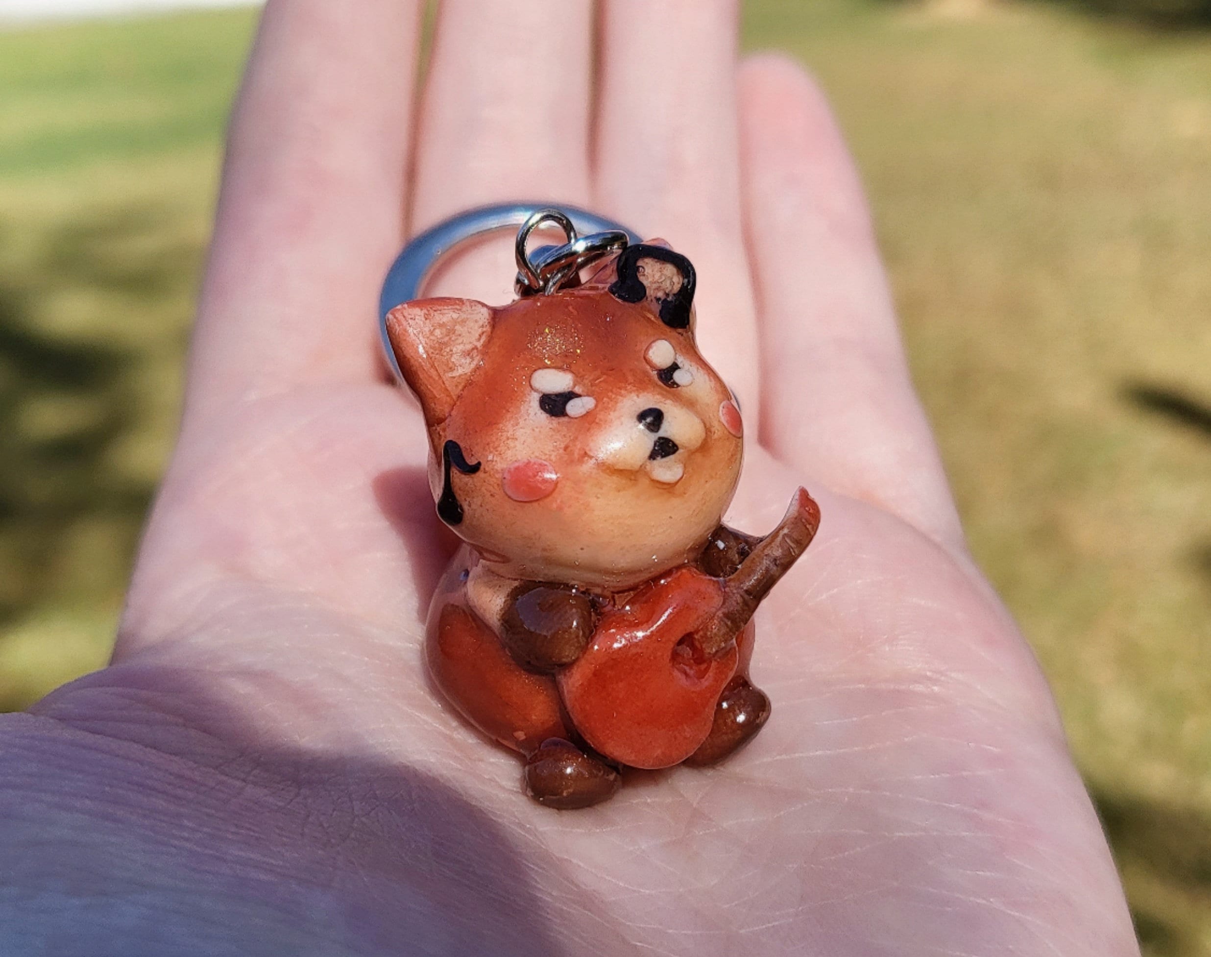 Custom Red Panda Keychain Cozy Red Pandas Emotional Support Panda - Etsy