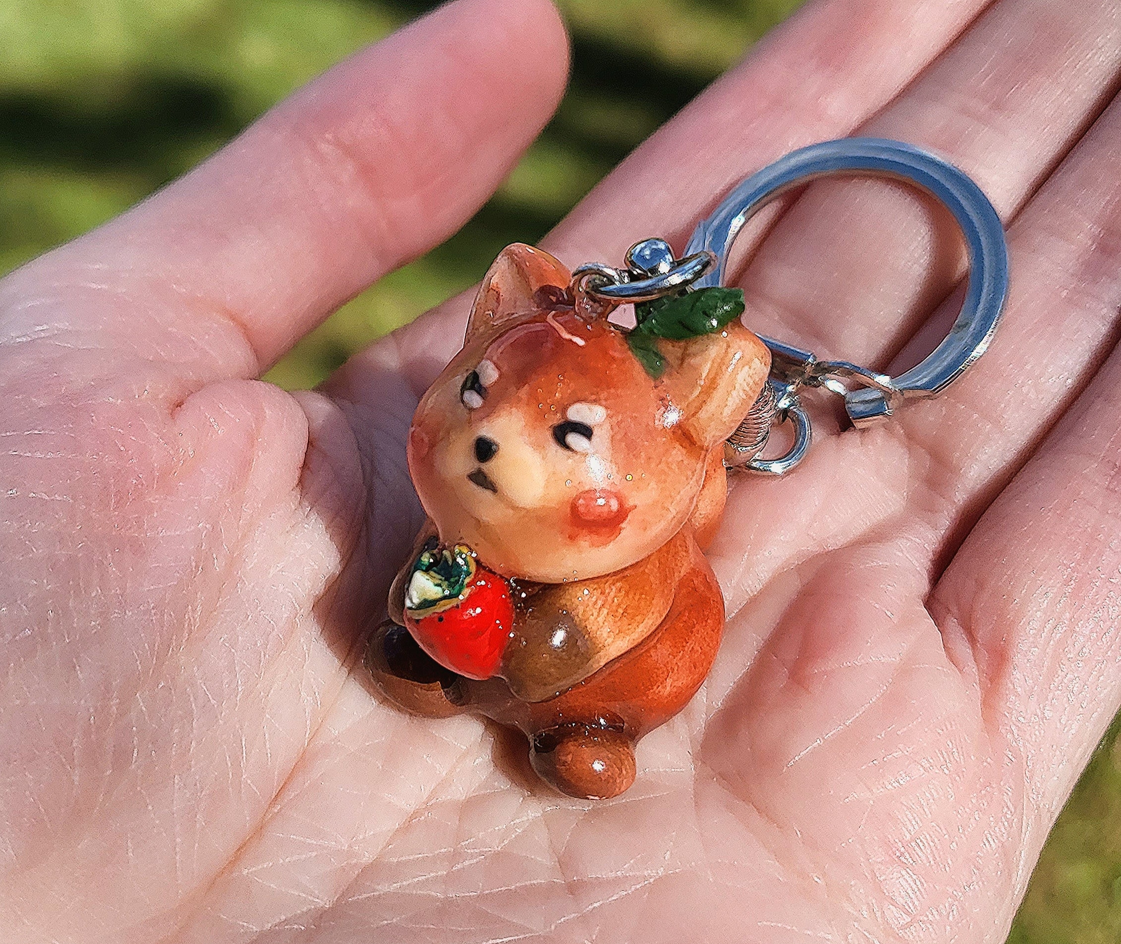 Custom Red Panda Keychain Cozy Red Pandas Emotional - Etsy