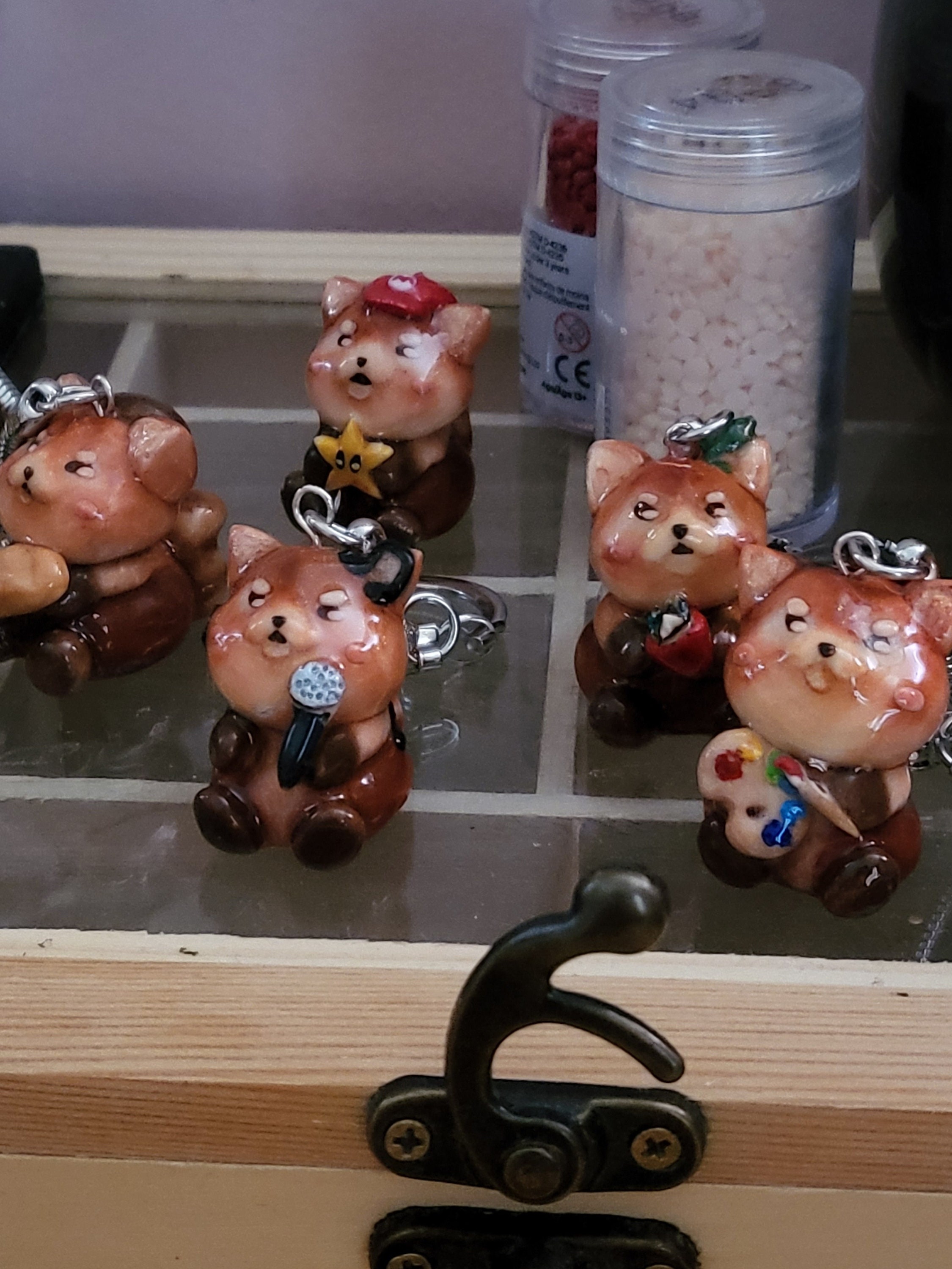 Custom Red Panda Keychain!! | Cozy Red Pandas | Emotional Support Panda ...