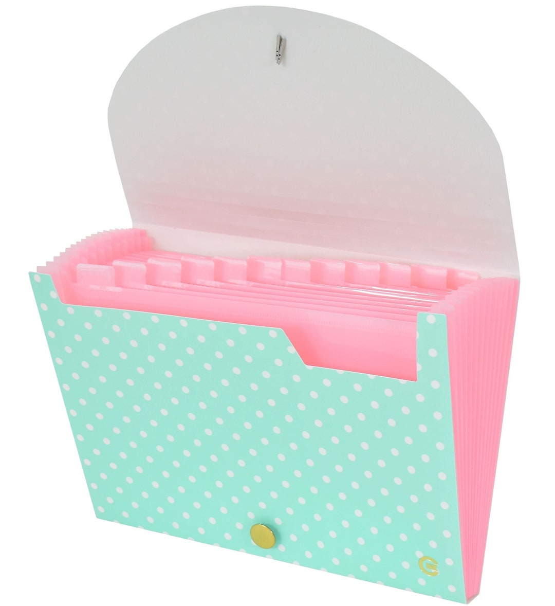 Polka Dot Accordion File Organizer, 13 Pocket Expanding Folder - Etsy