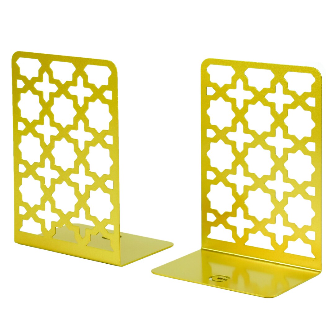 CNK Decorative Bookends (gold Star Book Ends) - Etsy