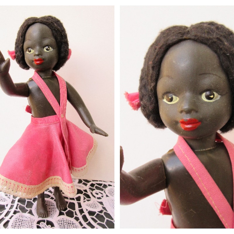 Vintage Black Doll - Etsy