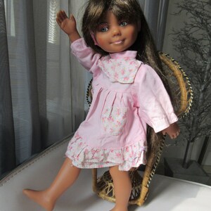 Rare Vintage 14'' Charming 'smoby' Brunette Girl Doll, All Vinyl Fully ...