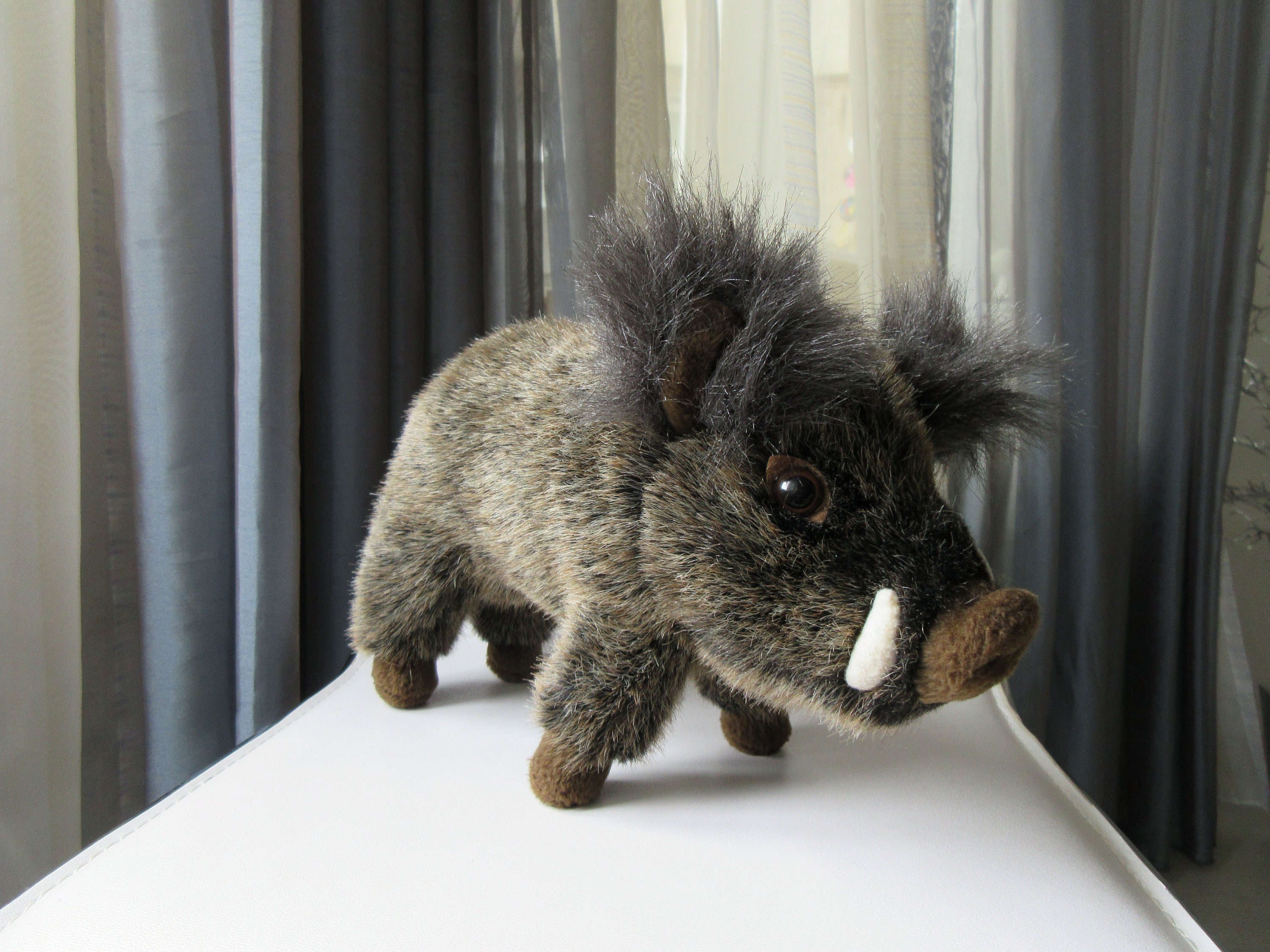 Vintage Hansa Animal Wild Boar Plush Piggy Soft Toy - Etsy