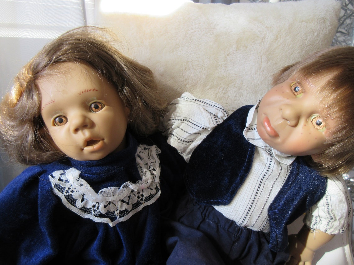 Vintage Pair Adorable Expressions Dolls 14.56'' Boy | Etsy