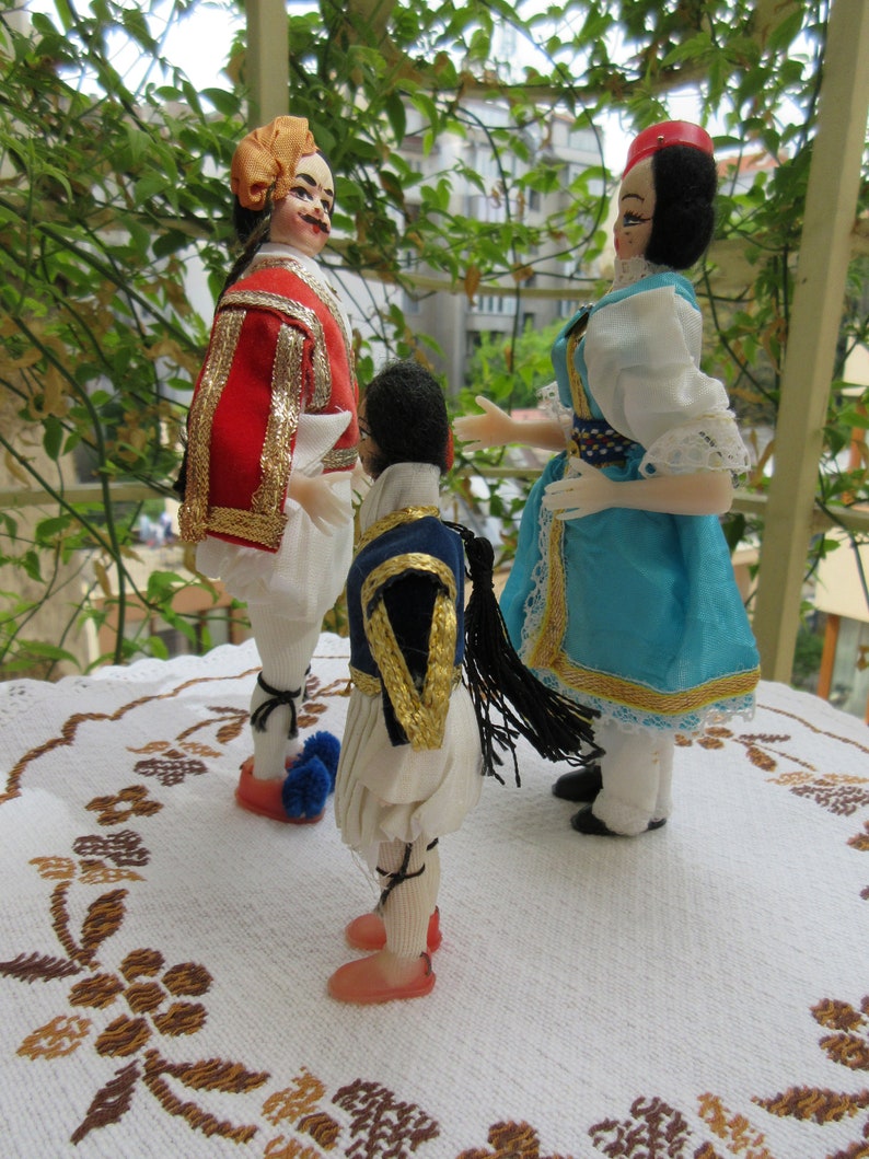 Vintage Greek Costume Dolls: Folklore Tsolias Fustanella Set - Etsy