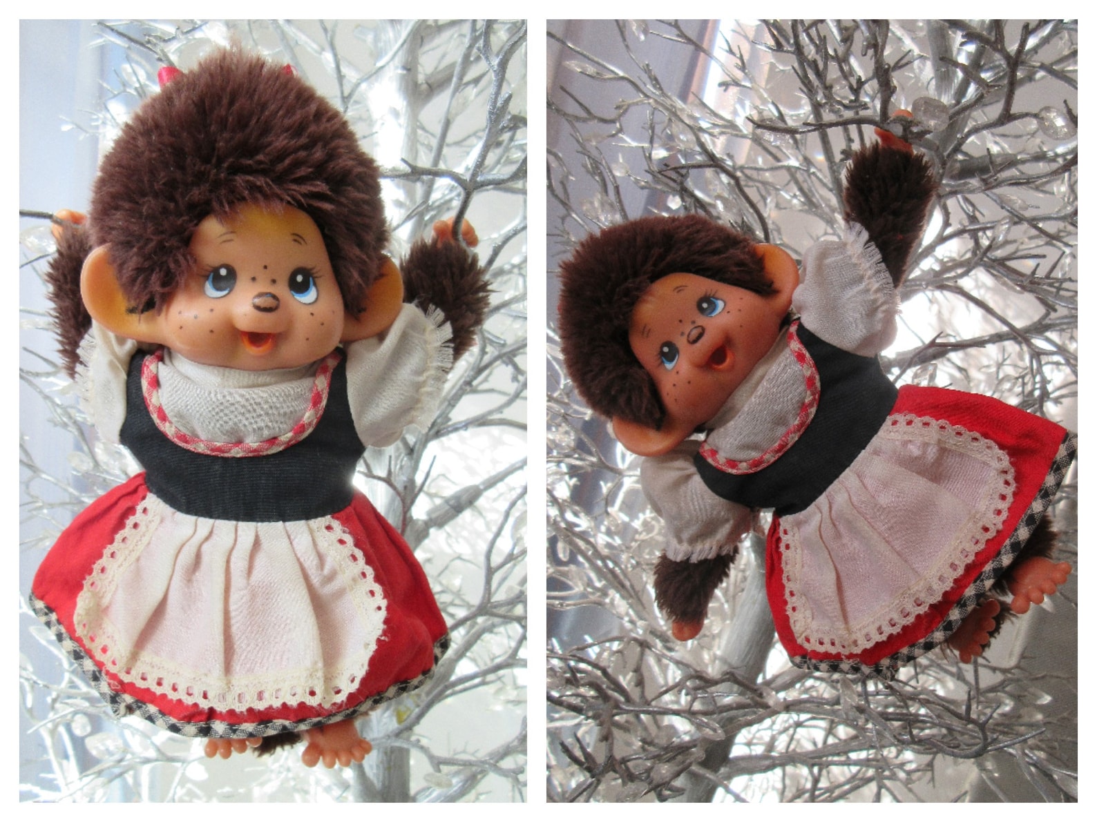 Monchhichi Sekiguchi Monchichi Monkey Hanging on Hands - Etsy