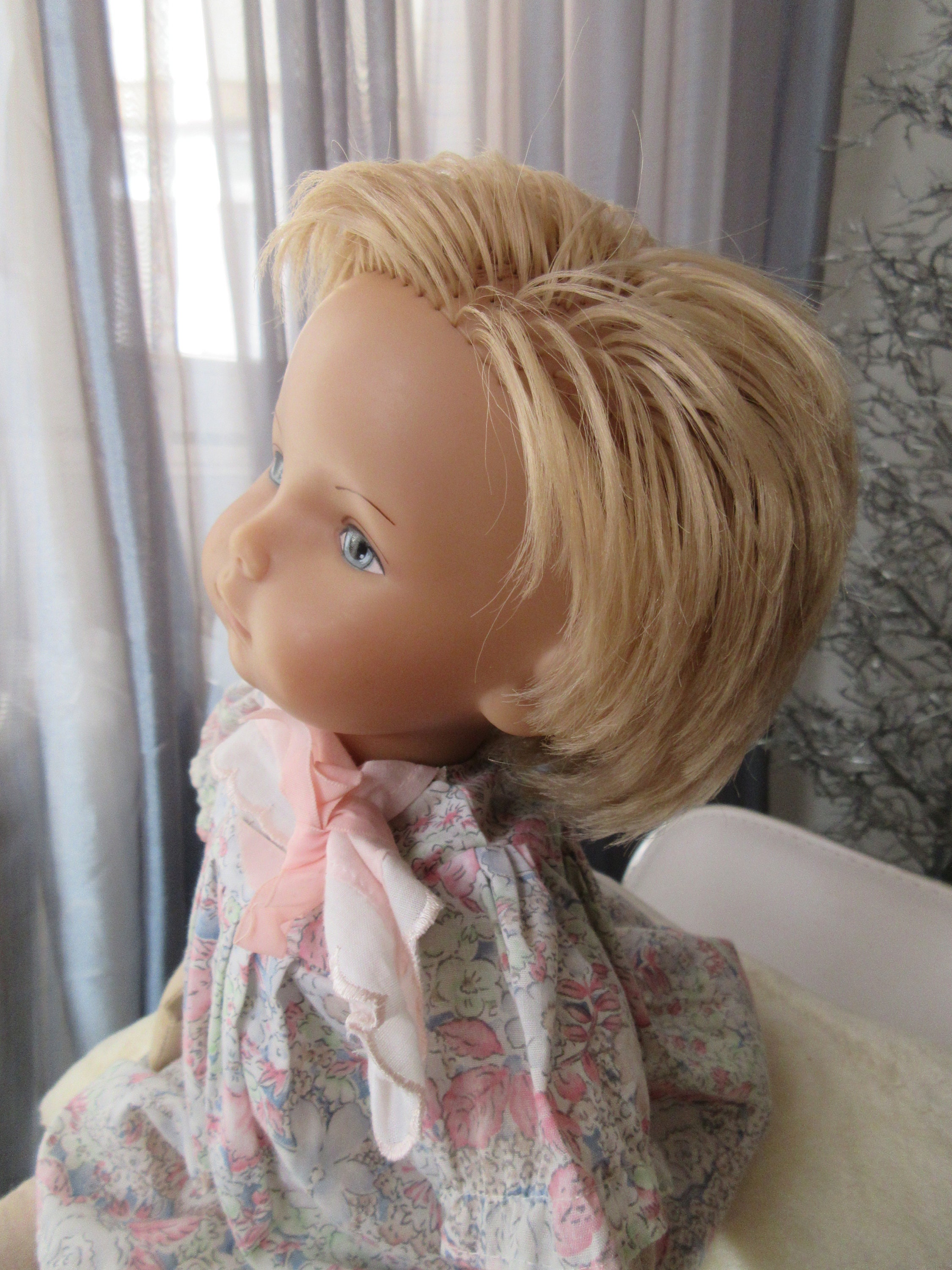 Vintage 17.71'' MODELL HEIDI OTT Turtle Mark Doll Vinyl Head W/cloth ...