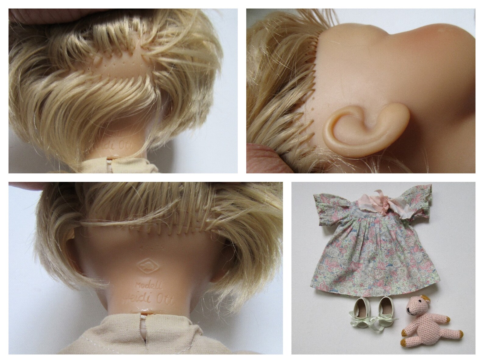 Vintage 17.71'' MODELL HEIDI OTT Turtle Mark Doll | Etsy