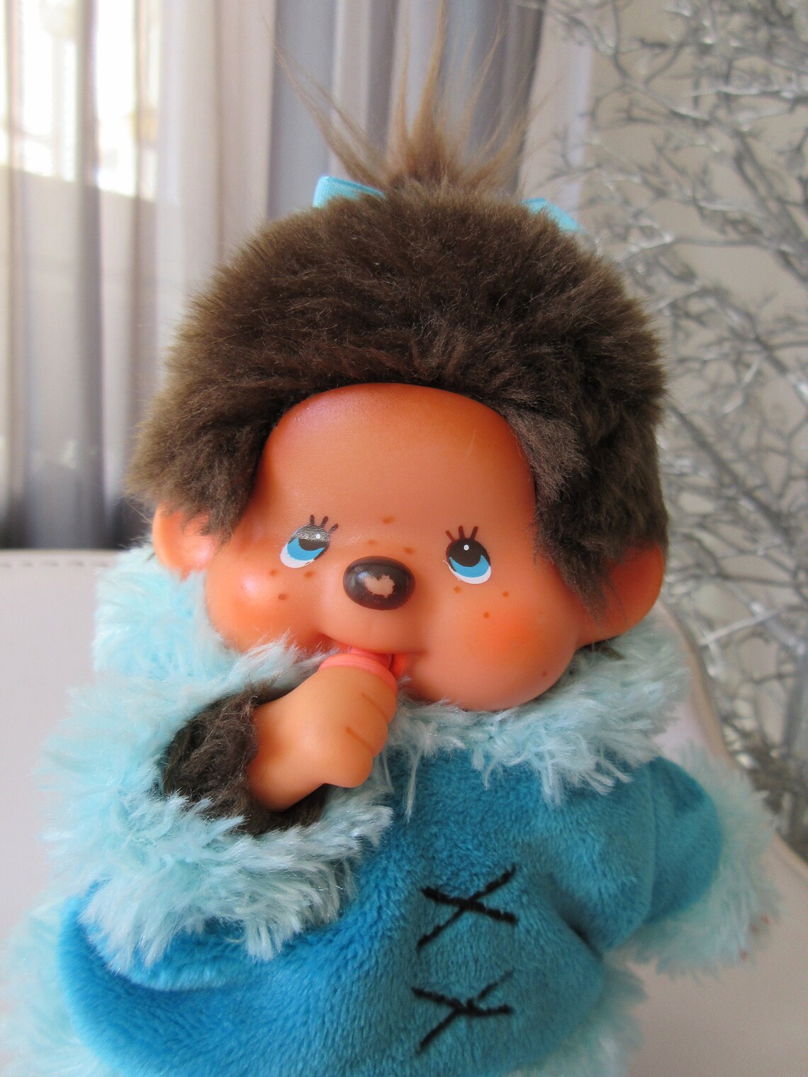 Vintage Girl Monchhichi Sekiguchi Pacifier Sucking Monkey - Etsy