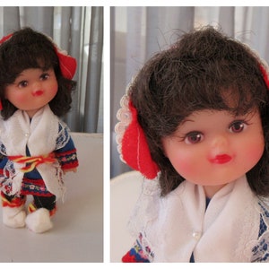 Vintage Lapland Doll Finnish Souvenir Girl Doll in National Costume ...