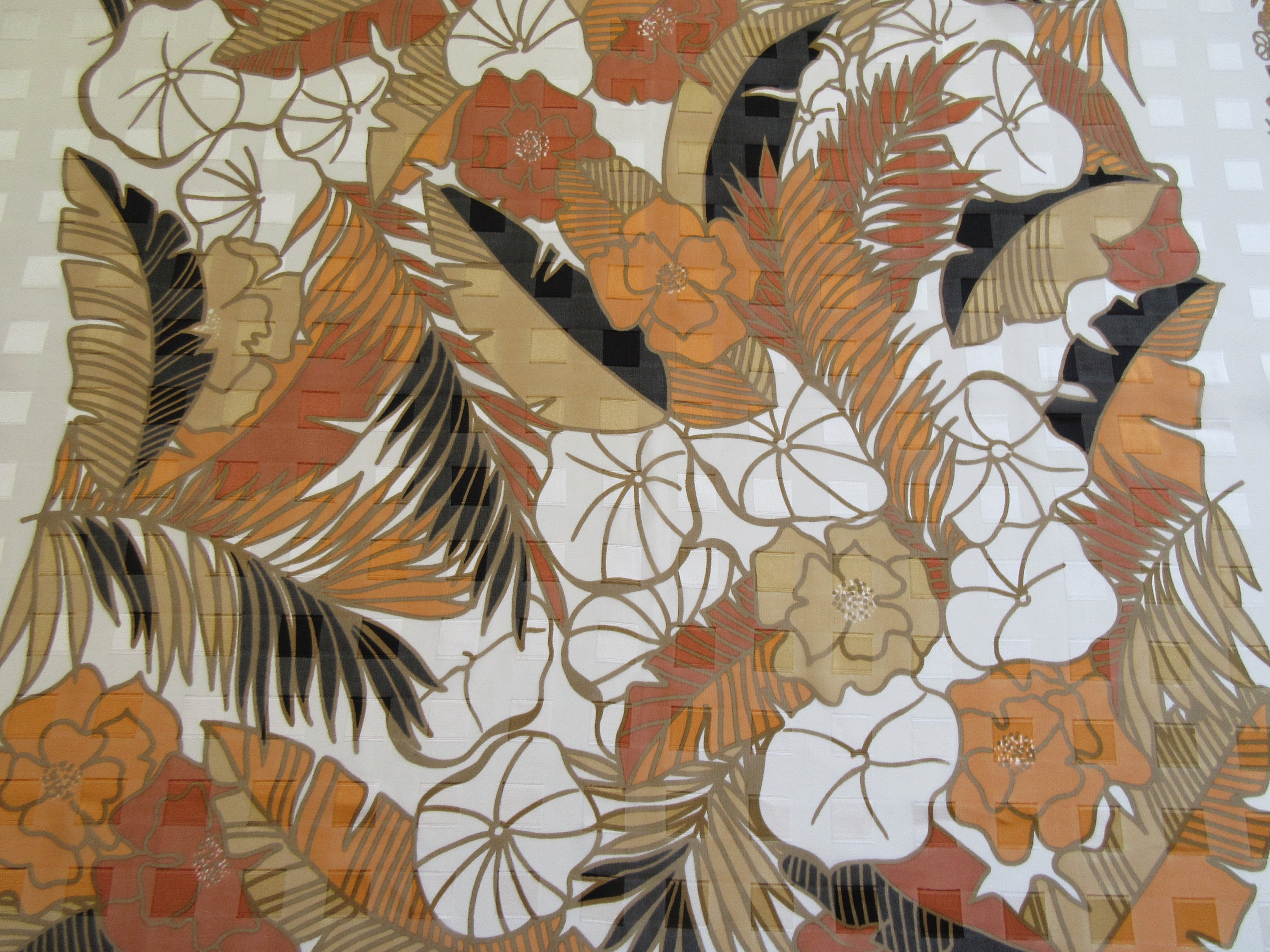 Vintage Ostinelli Como Italy Gorgeous Large Square Silk Scarf - Etsy