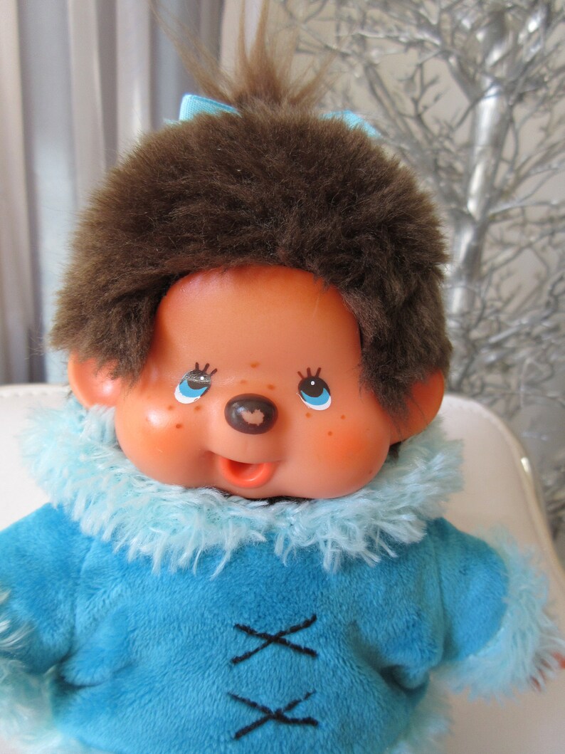 Vintage Girl Monchhichi Sekiguchi Pacifier Sucking Monkey - Etsy