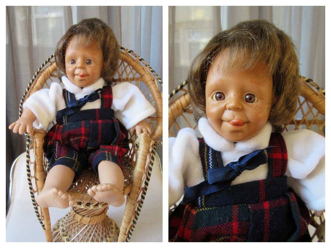 Expression Doll Vinyl W/soft Body Funny Face Freckles on the Cheeks ...