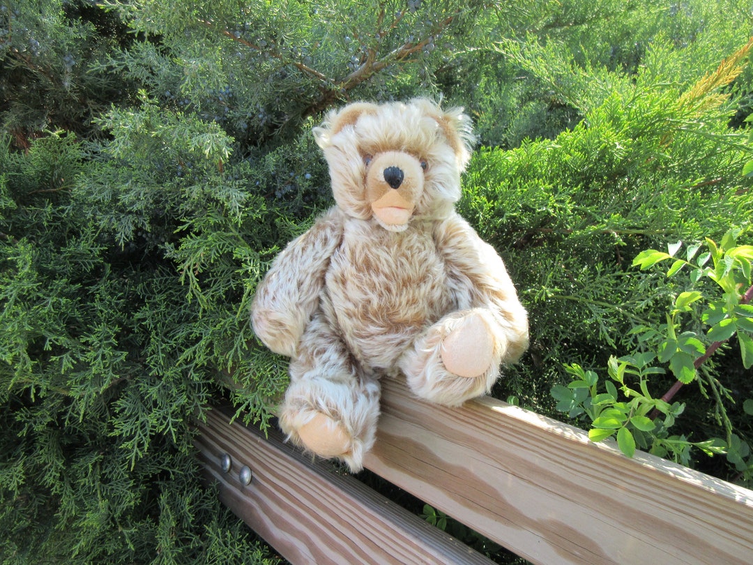 Vintage German Mohair Teddy Bear: Collectible Jointed Plush Toy - Etsy