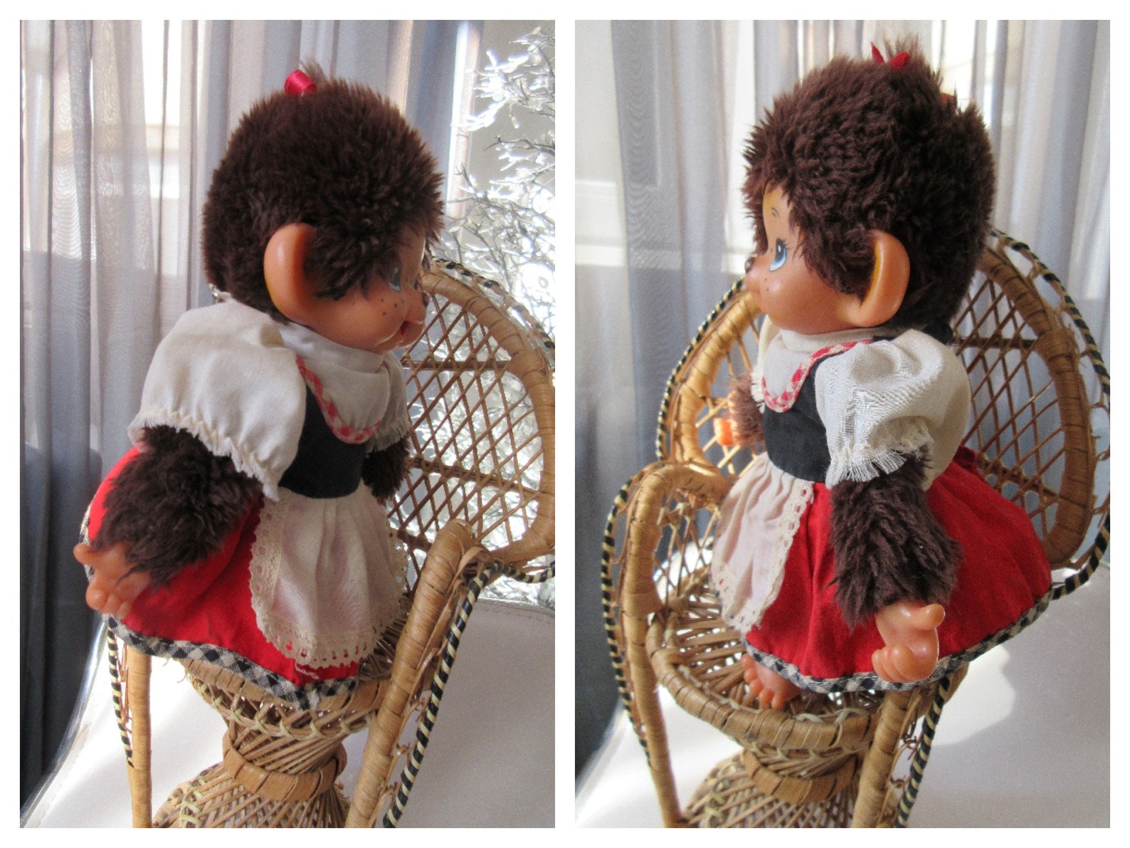 Monchhichi Sekiguchi Monchichi Monkey Hanging on Hands | Etsy