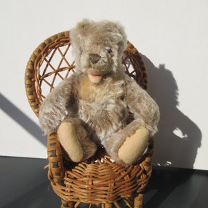 Vintage 50's Steiff Golden Mohair Teddy Bear Squeak, Fully Movable ...
