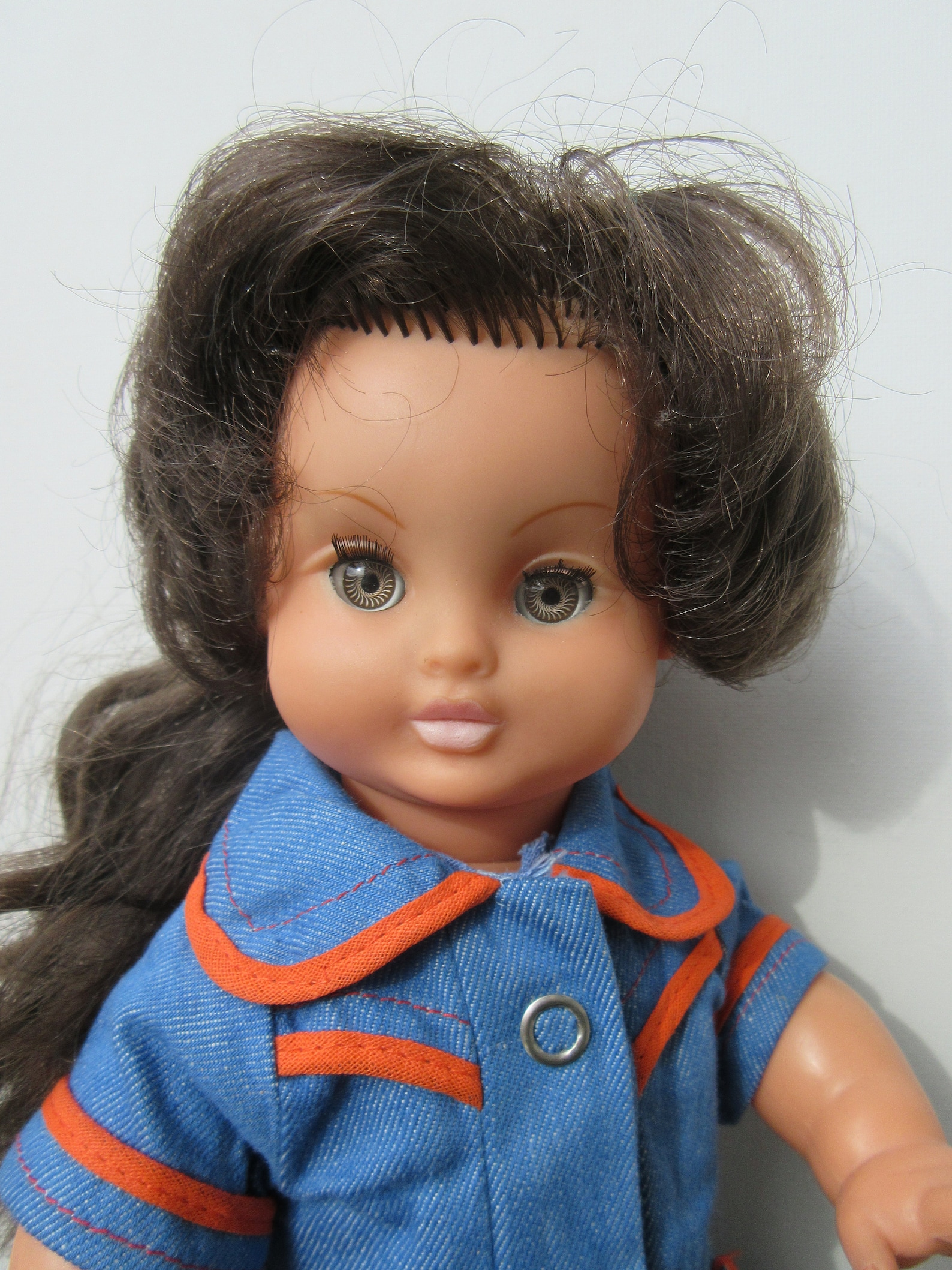 Vintage 1960's French Made BELLA DOLL From France Hard - Etsy