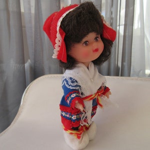 Vintage Lapland Doll Finnish Souvenir Girl Doll in National Costume ...