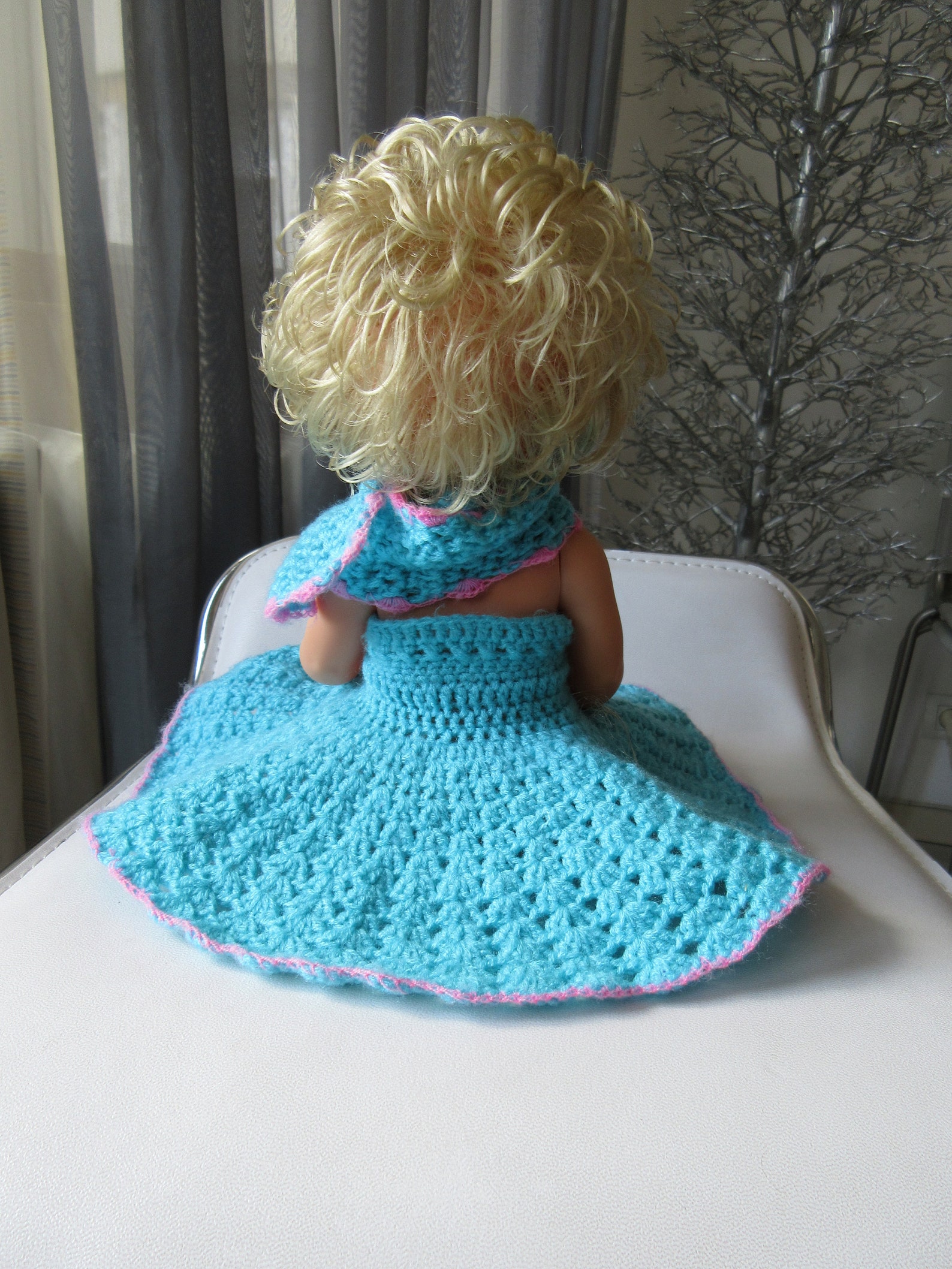 Vintage 1960s German Turtle Mark Doll W/ Hand-knitted Dress - Etsy